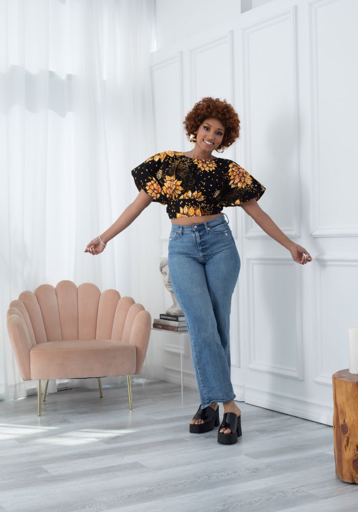 Alheri Art Gallery Crop Top – Cee Cee's Closet NYC