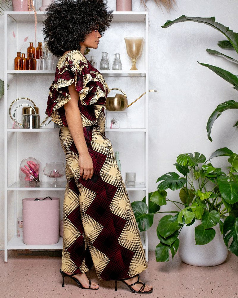 Nyahni High Waist Wide Leg Pant – Cee Cee's Closet NYC