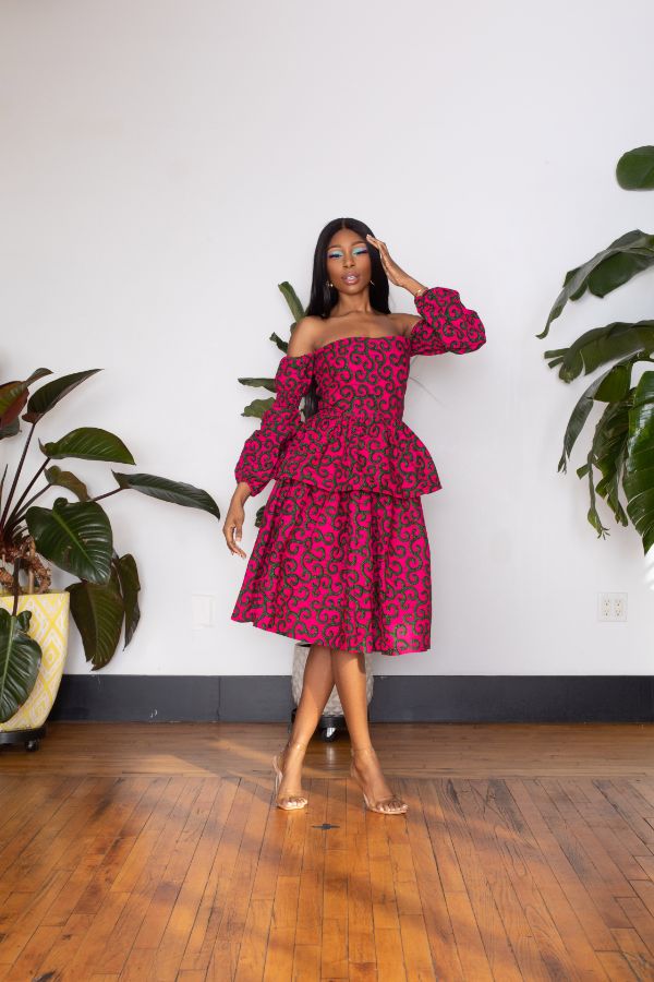 Pink Sade Midi Skirt – Cee Cee's Closet NYC