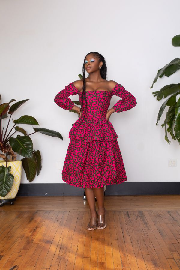 Pink Sade Midi Skirt – Cee Cee's Closet NYC